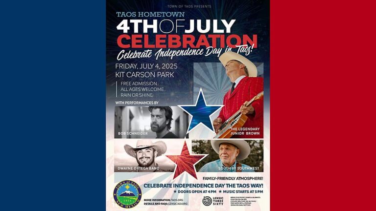 Taos 4th of July Celebration w Junior Brown & Bob Schneider
